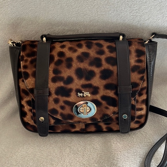 Coach | Bags | Coach Bleecker Mini Brooklyn Messenger Bag In Halfcalf ...